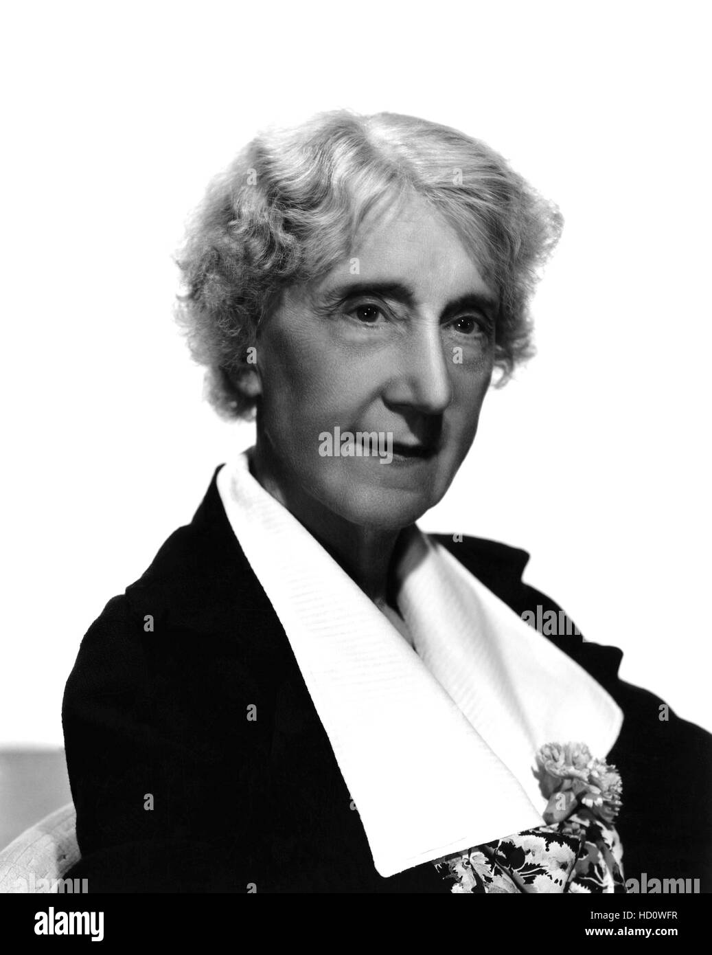 Silent movie actress Flora Finch, who has been signed by MGM to play ...