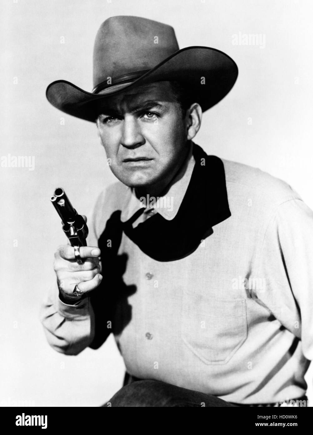 Forrest Tucker, portrait by Roman Freulich, 1950s Stock Photo - Alamy