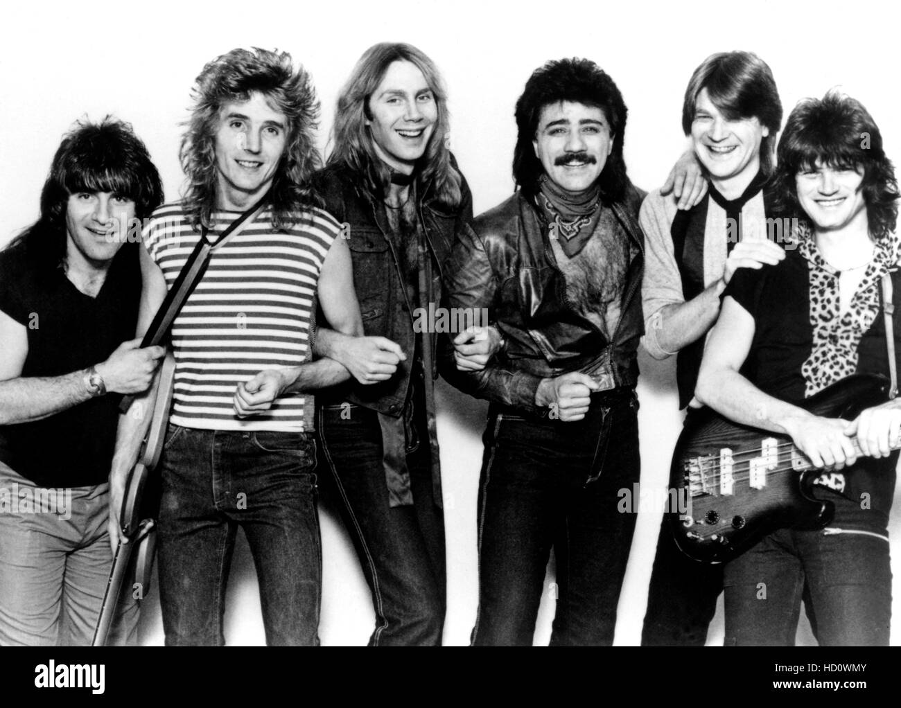 Frankie & The Knockouts, (Frank Previte - 3rd from right), ca. early ...