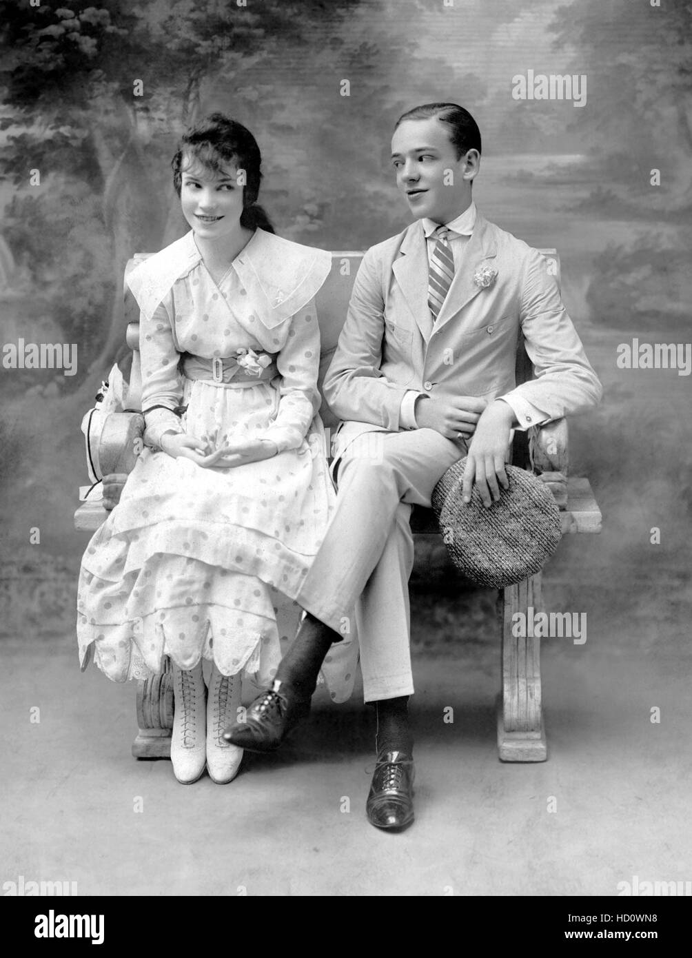 ADELE ASTAIRE and FRED ASTAIRE, 1920s Stock Photo - Alamy