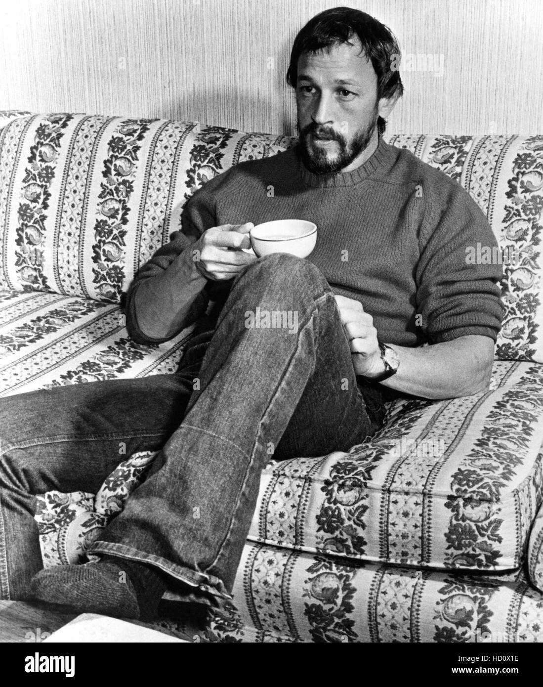Frederic Forrest, in a New York coffee shop, January 1980 Stock Photo ...