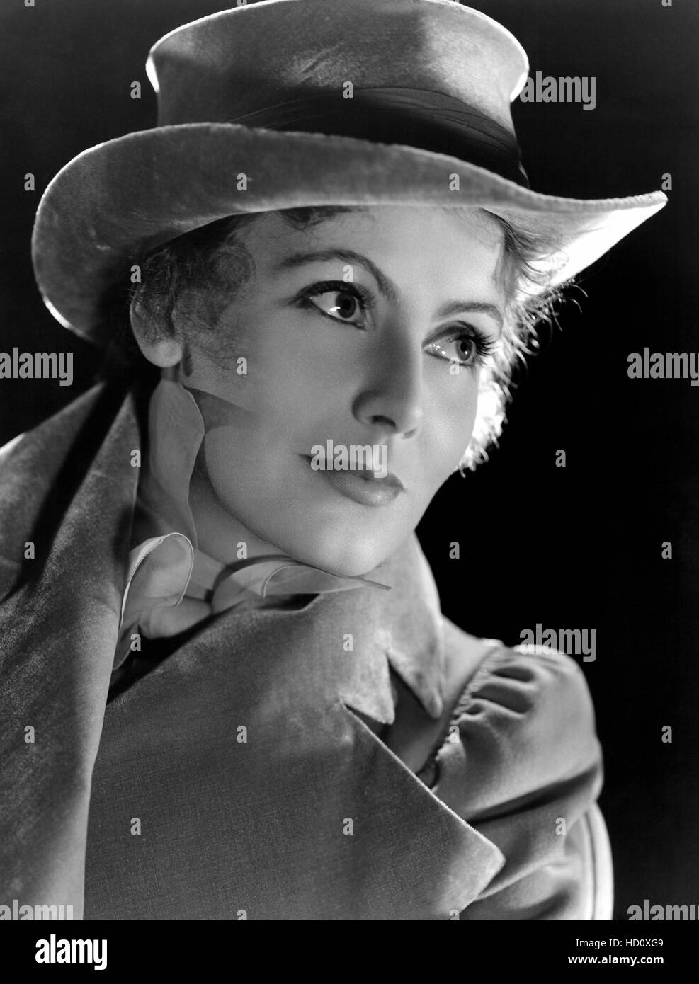 CONQUEST, Greta Garbo, portrait by Clarence Sinclair Bull, 1937 Stock ...