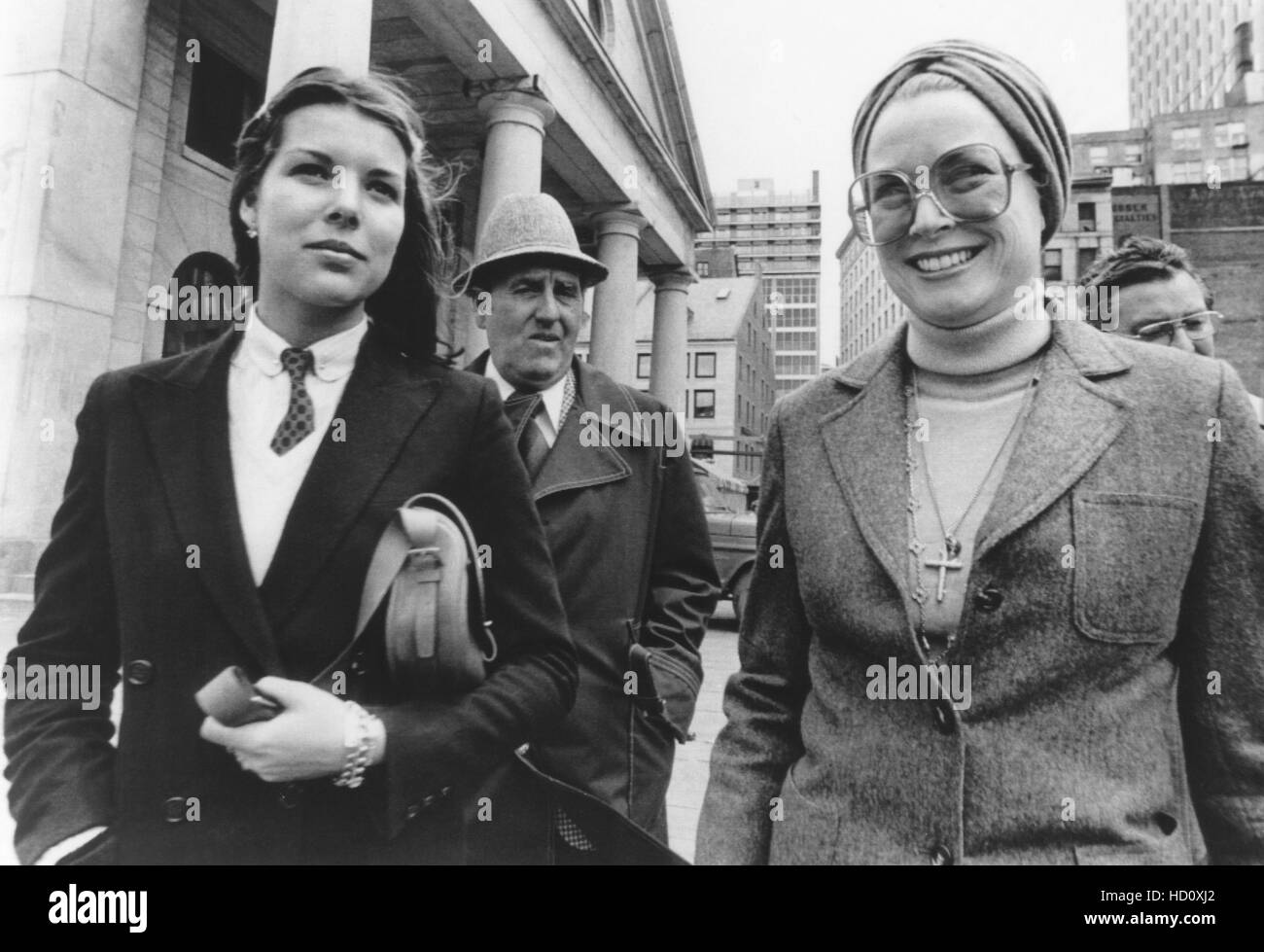 Front from left: Princess Caroline Rainier, Princess Grace Kelly at ...
