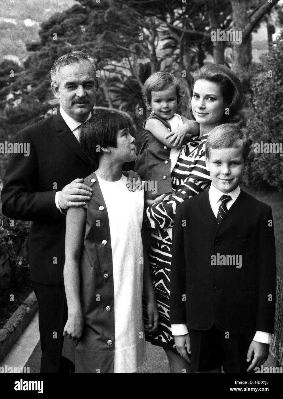 Prince Rainier, Caroline Rainier, Stephanie Rainier, Grace Kelly ...