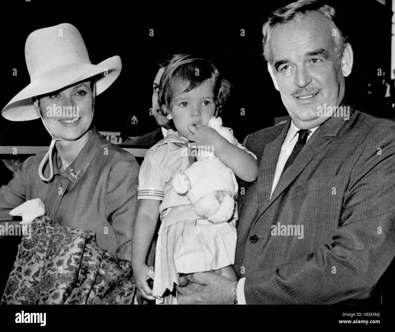 PRINCESS GRACE (aka Grace Kelly), PRINCESS STEPHANIE and PRINCE RAINER ...