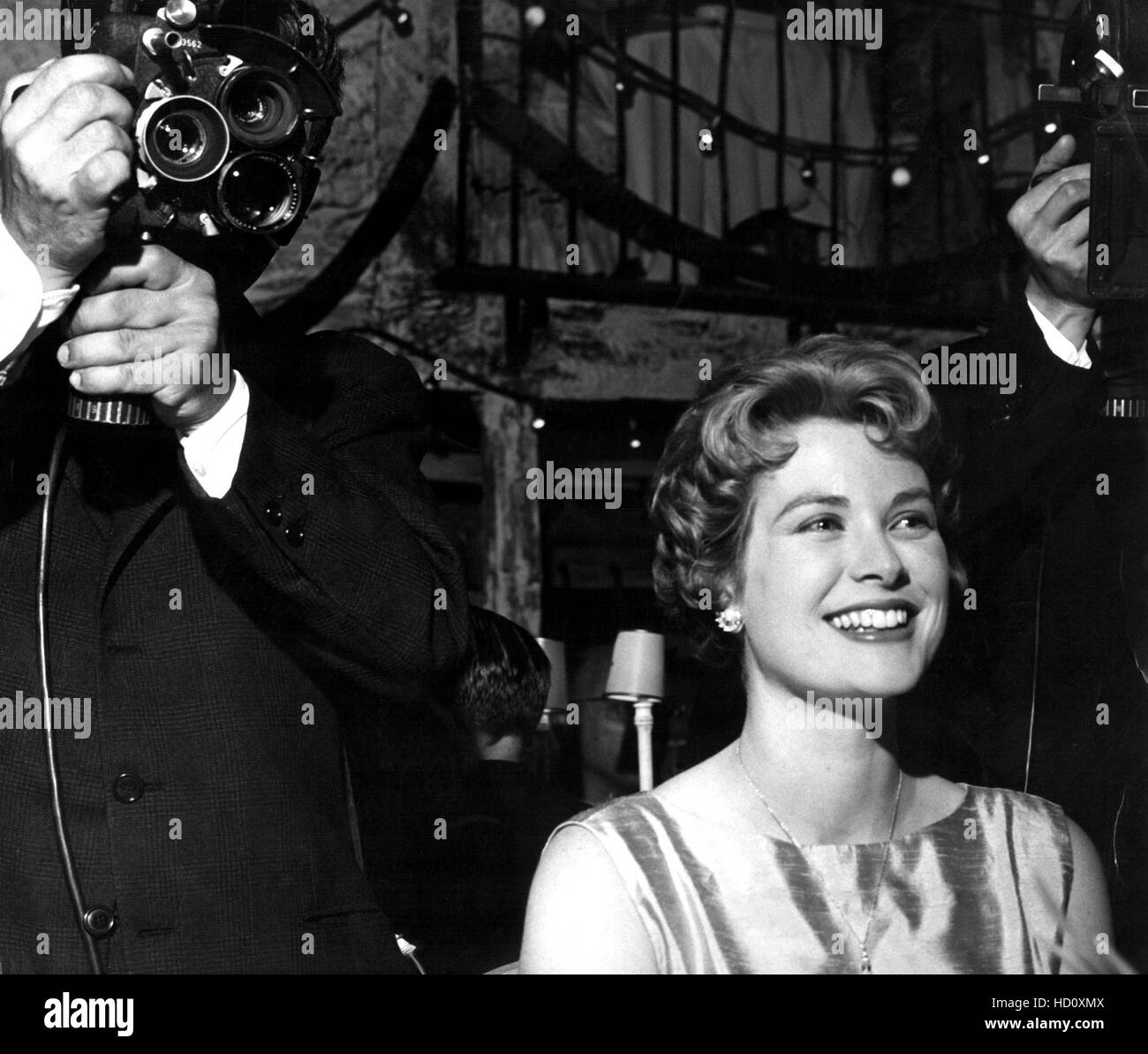 Princess Grace Kelly at the premiere of KINGS GO FORTH in Monte Carlo ...
