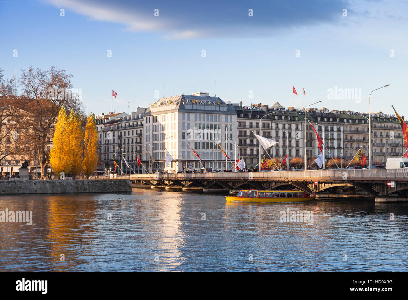 Rhone river geneva hi-res stock photography and images - Alamy