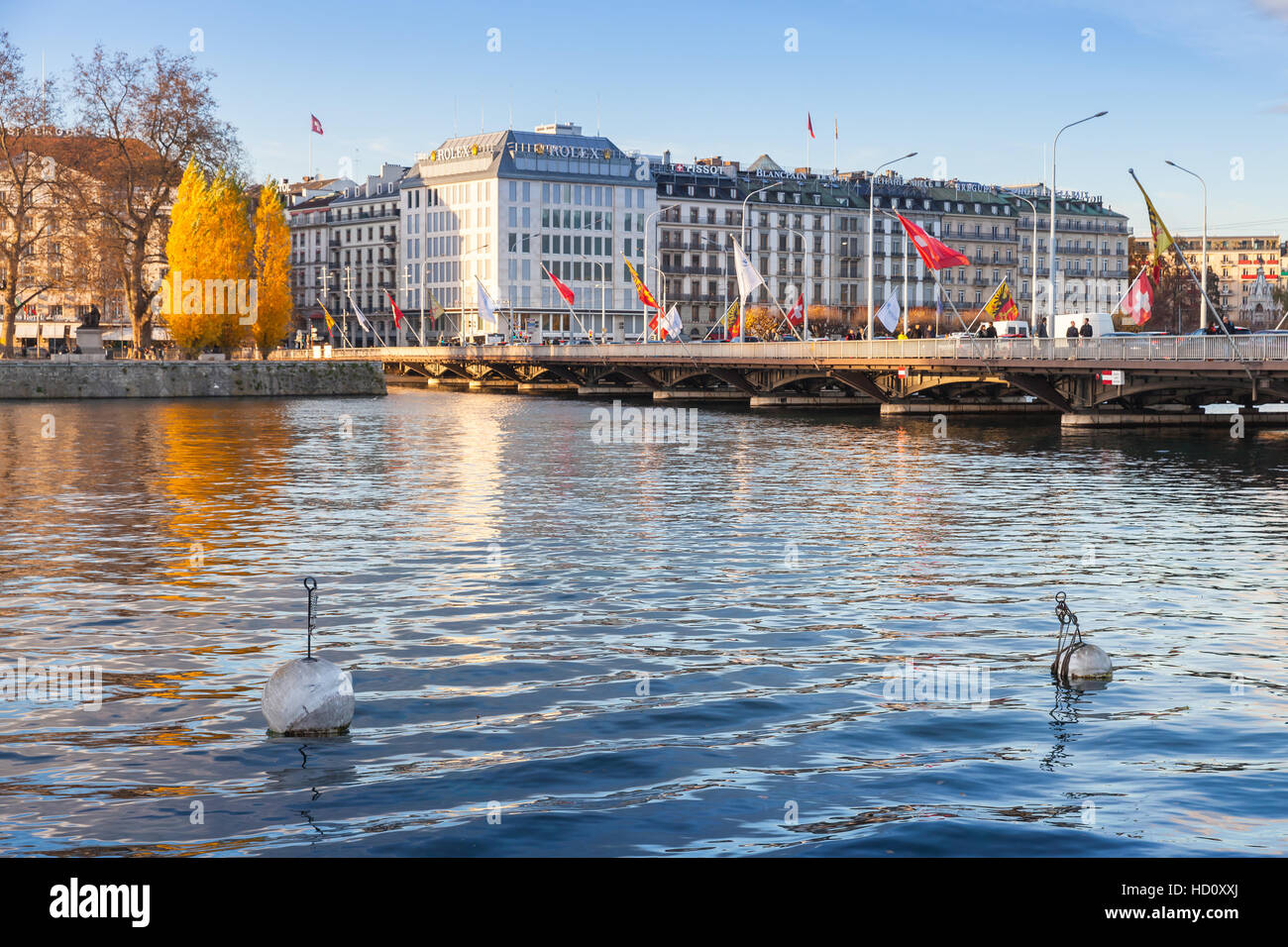 Rhone river geneva hi-res stock photography and images - Alamy