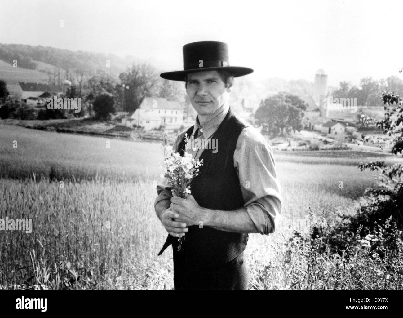 Harrison Ford, portrait from "Witness", 1985 Stock Photo - Alamy