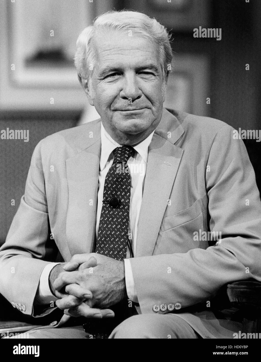 Harry Reasoner, portrait ca. 1981 Stock Photo - Alamy