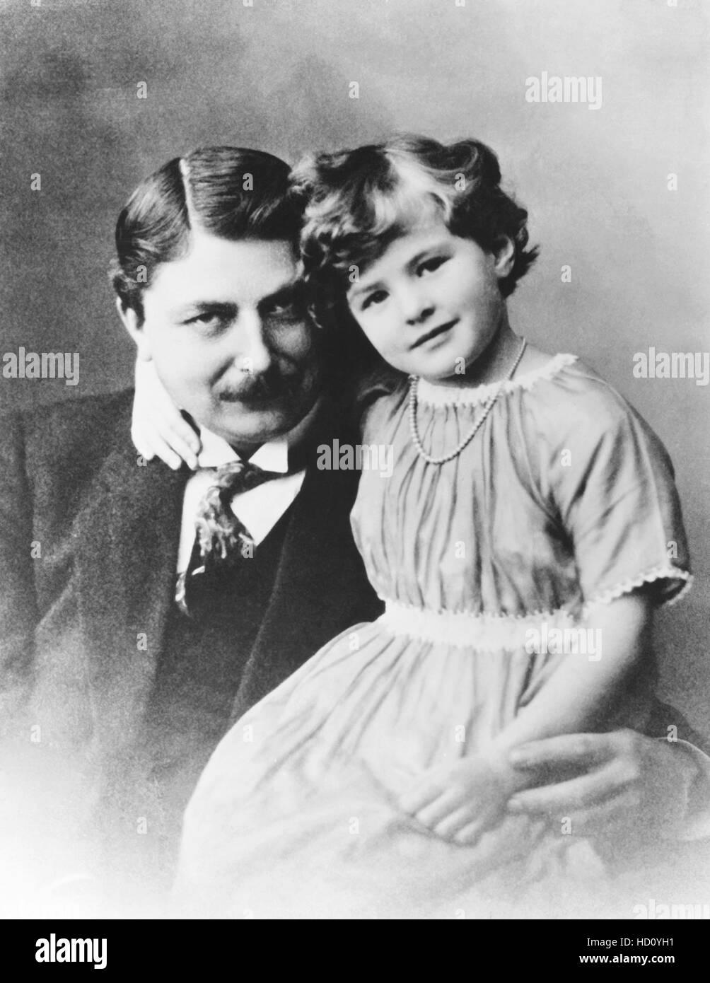 Ingrid Bergman posing with her father, Justus Samuel Bergman, ca. early ...