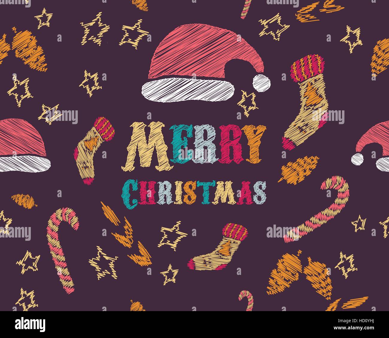 Merry christmas greeting invitation Stock Vector Images - Alamy