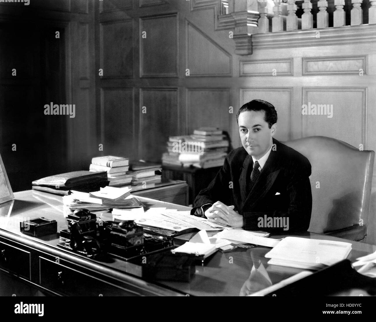 Irving Thalberg, 1936, photograph by Clarence Bull Stock Photo - Alamy
