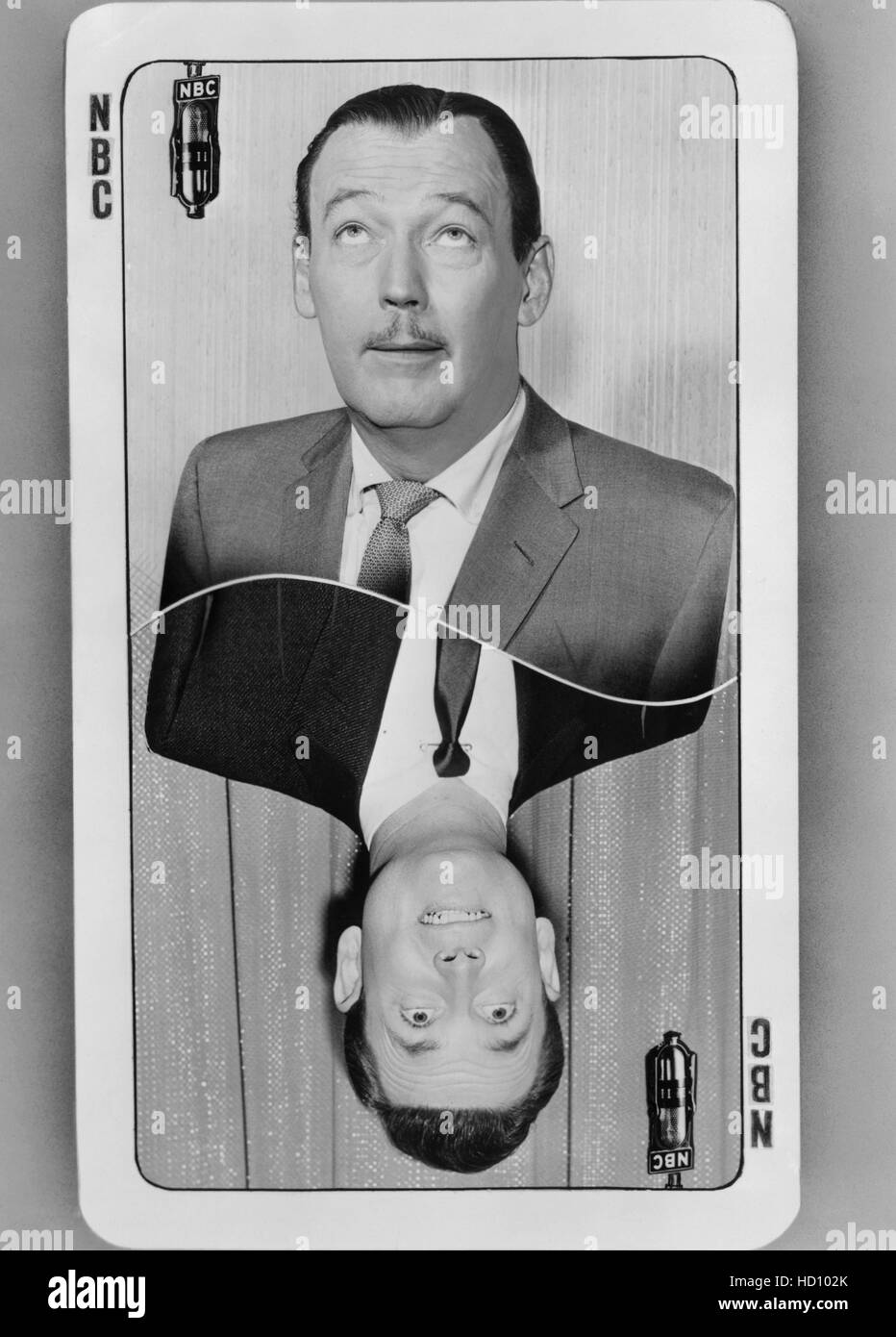 Jack Bailey (top), Bob Barker (bottom) in a promotional shot for NBC ...