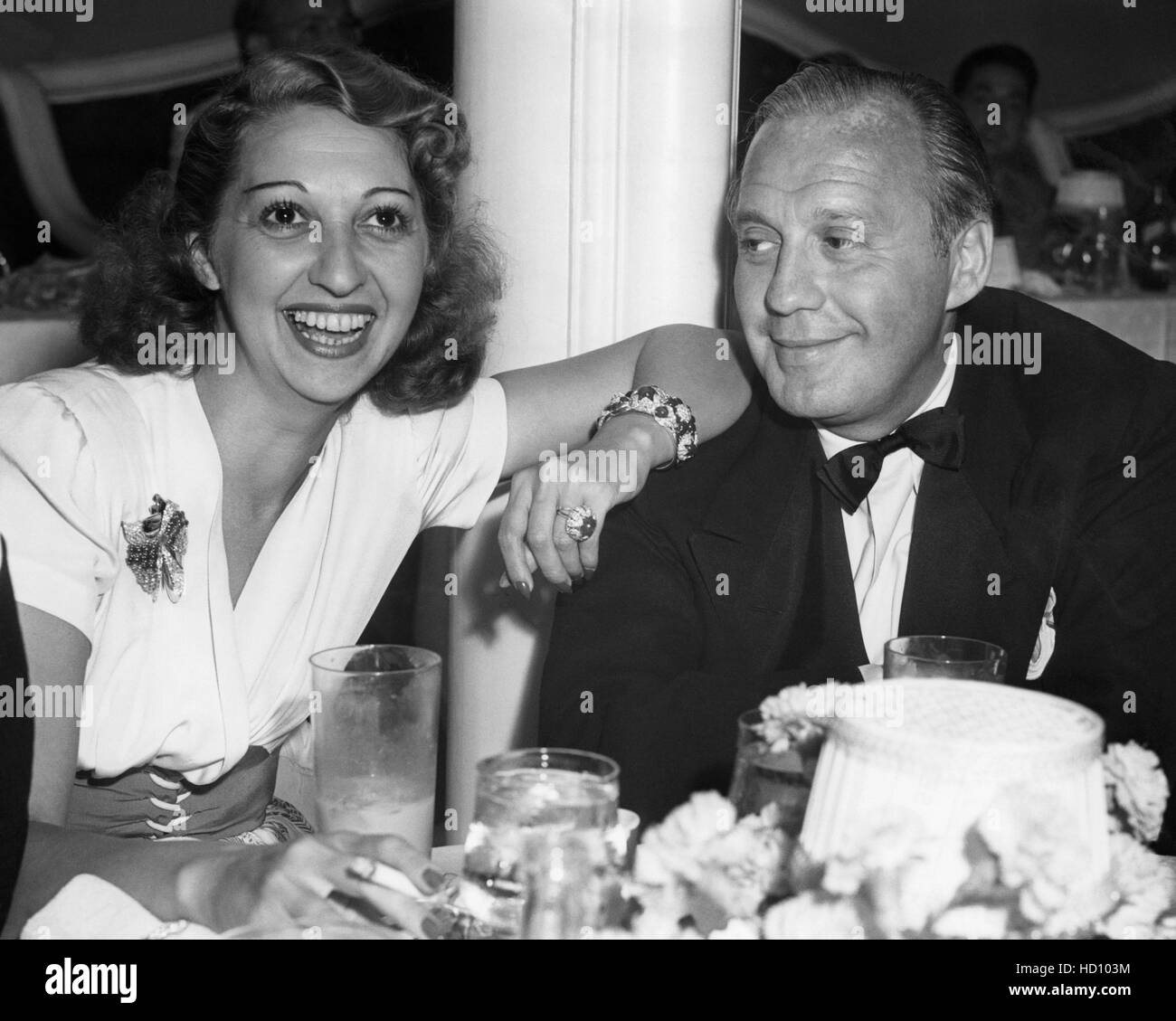 Jack Benny, Mary Livingstone, circa 1930s Stock Photo - Alamy