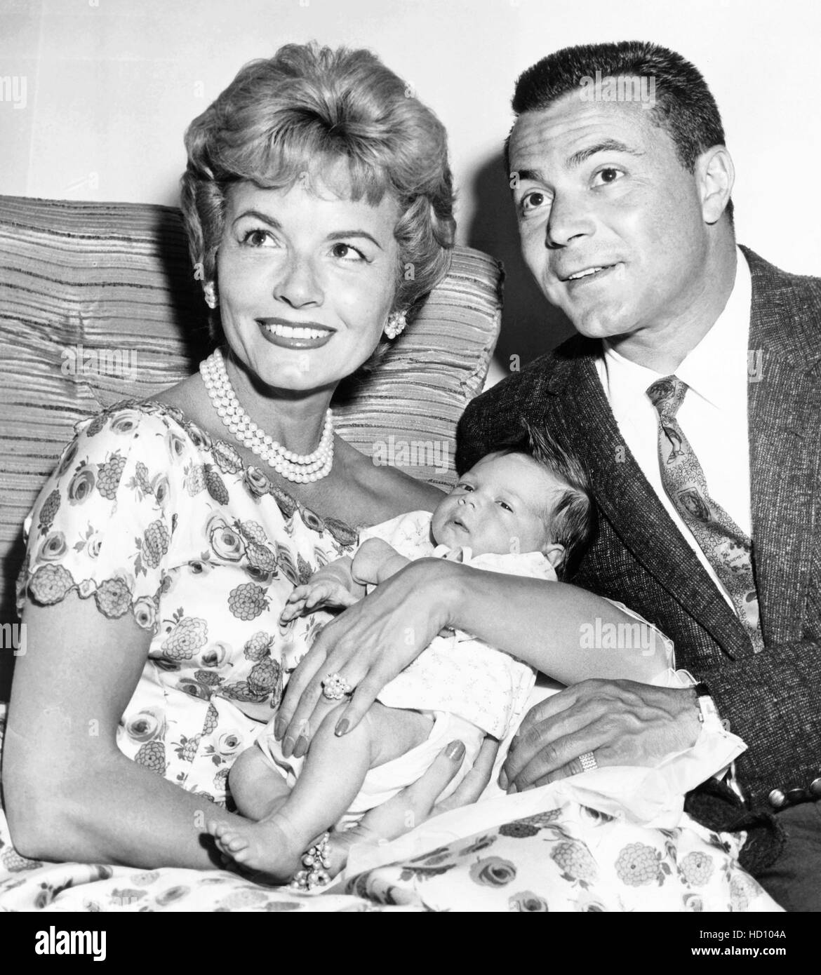 Janet Blair and husband Nick Mayo with their daughter Amanda Blair Mayo ...