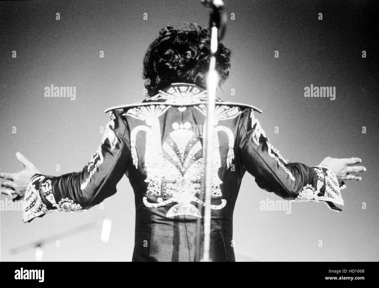 James Brown performing, 1980s ca Stock Photo - Alamy