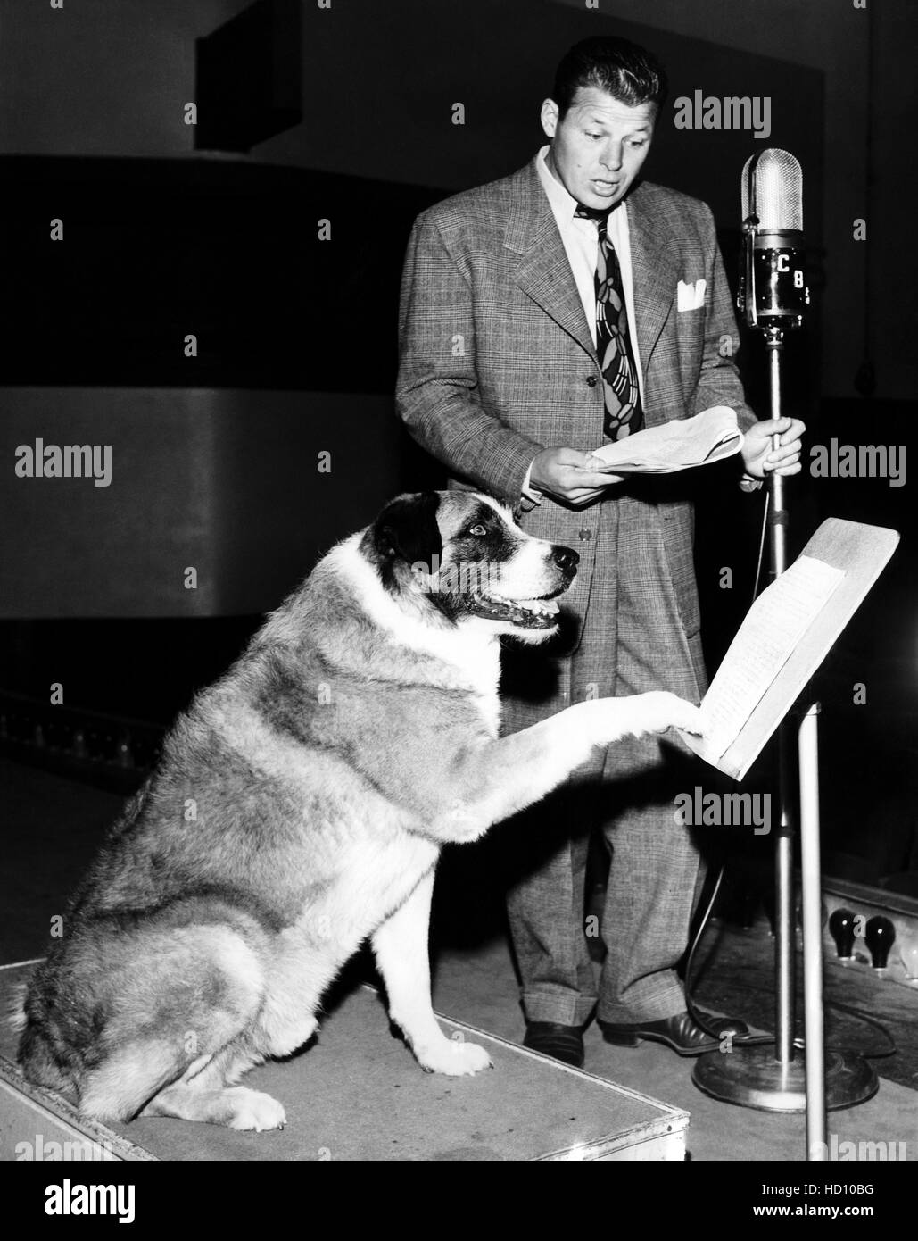 Jack Carson with Baby Doll on C.B.S. Radio show 'The Jack Carson Show ...