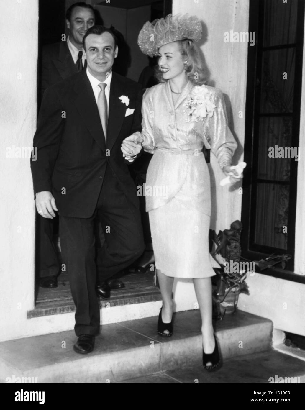 from left: Jackie Coogan, Ann McCormack immediately after their wedding ...