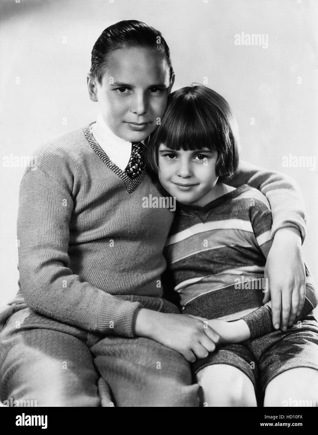 Brothers Jackie Coogan, (left), Robert Coogan, 1931 Stock Photo - Alamy