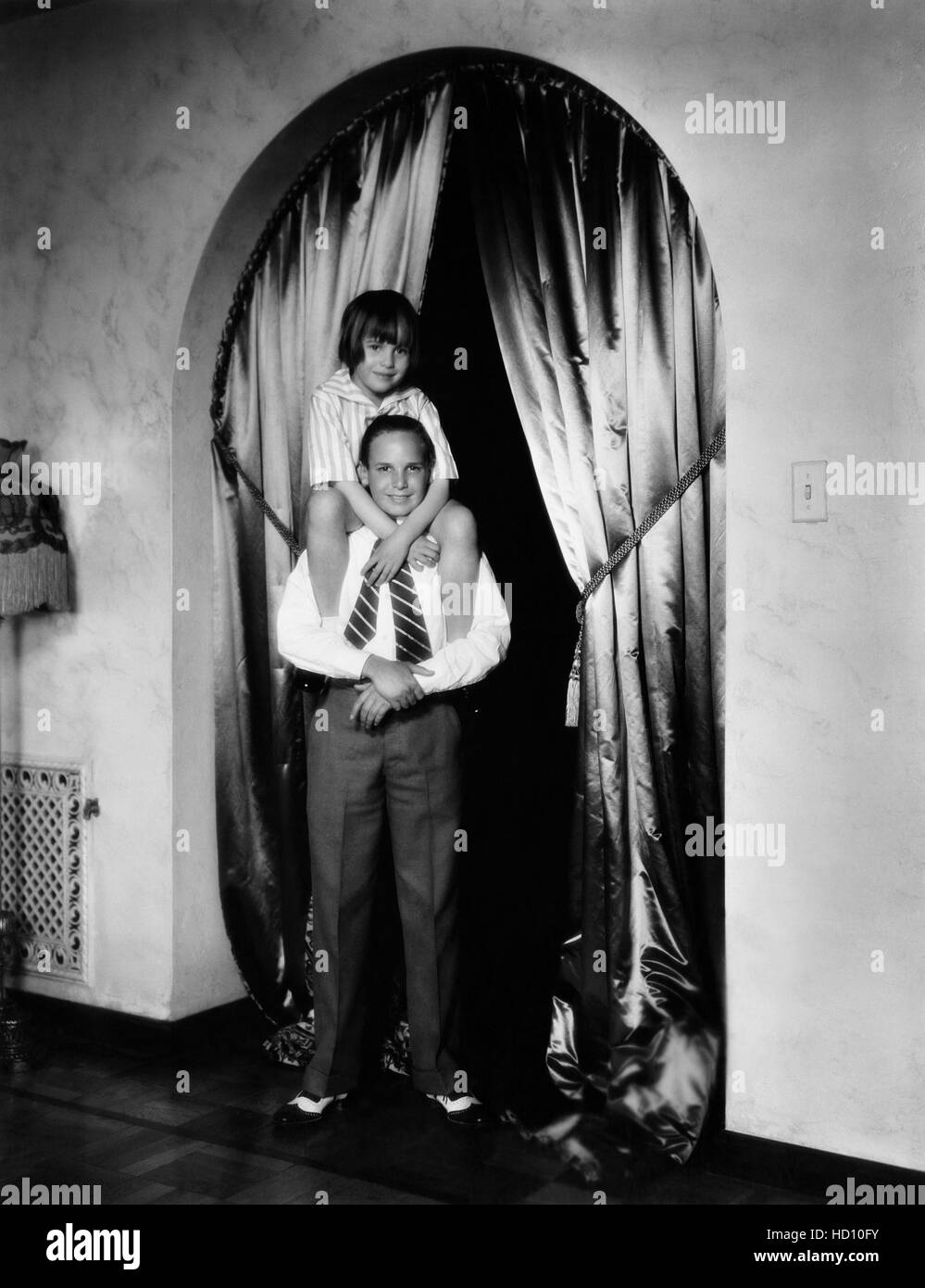 Brothers Jackie Coogan, (bottom), Robert Coogan, 1931 Stock Photo - Alamy