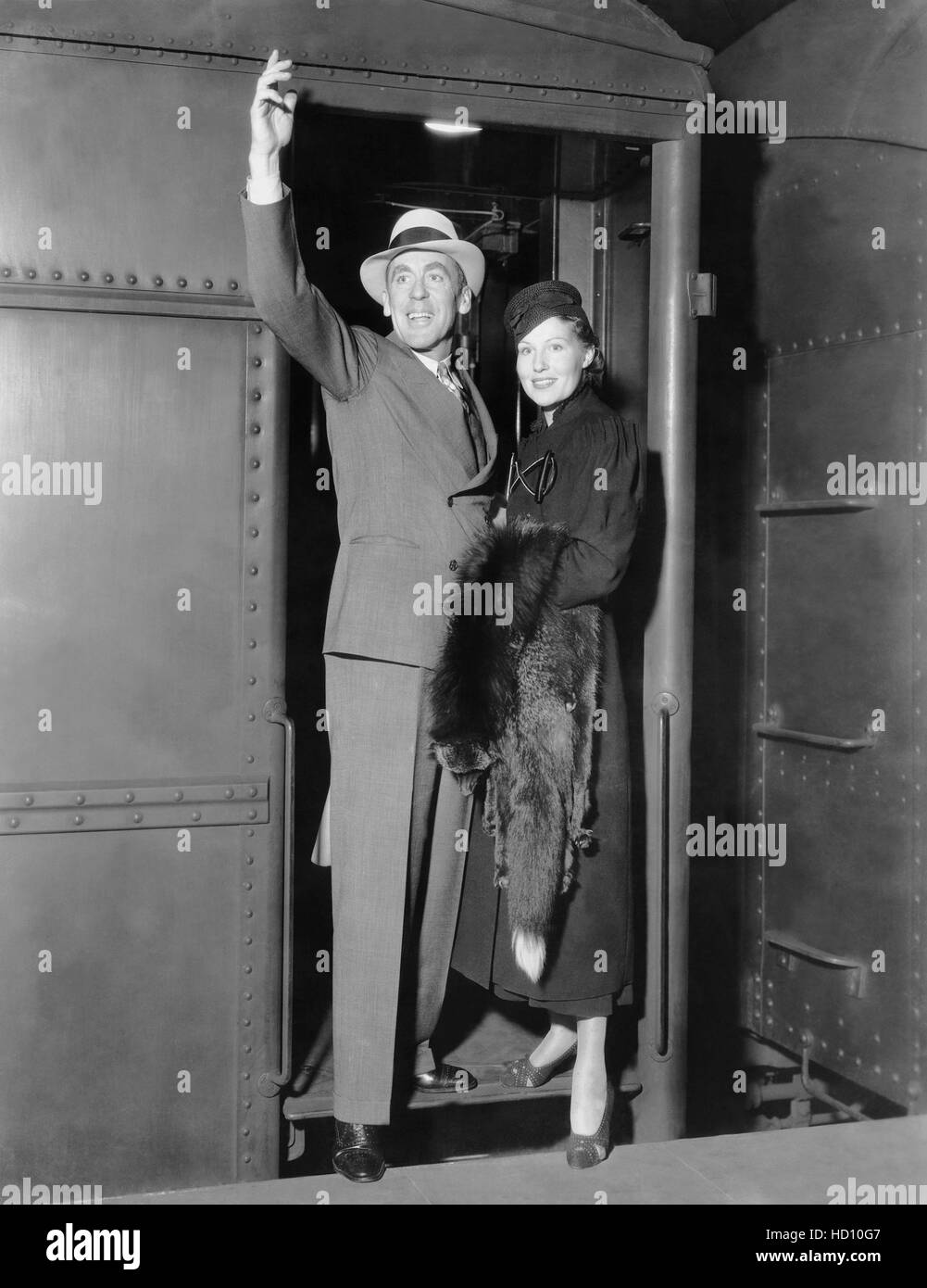Movie director Jack Conway, left, and his second wife, Virginia Bushman ...