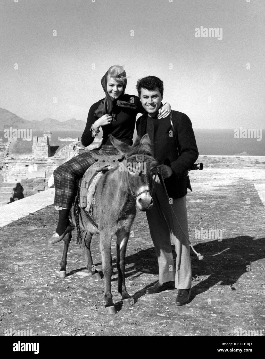 From left: Newlyweds Evy Norlund, James Darren, on their honeymoon ...