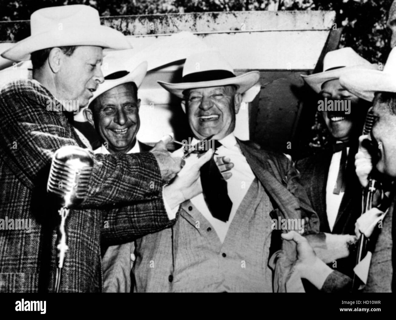 Jimmie Davis, candid with Louisiana governor Earl Long during campaign ...
