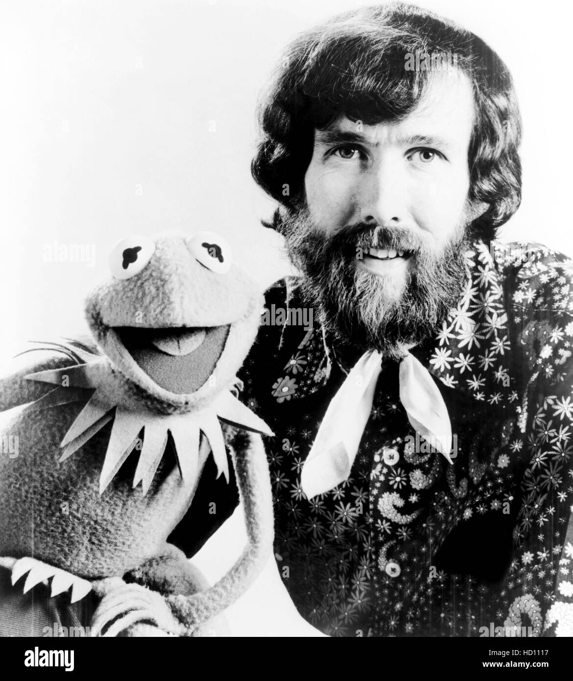 Jim Henson with Kermit the Frog, ca. early 1970s Stock Photo - Alamy