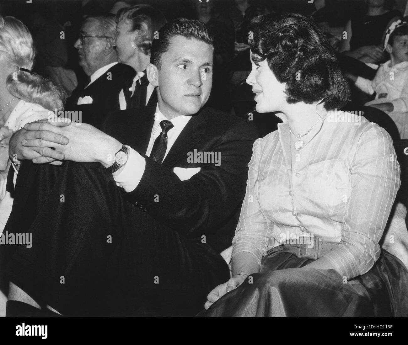 Jill St. John, right, with her fiance, Lance Reventlow, 1959 Stock ...