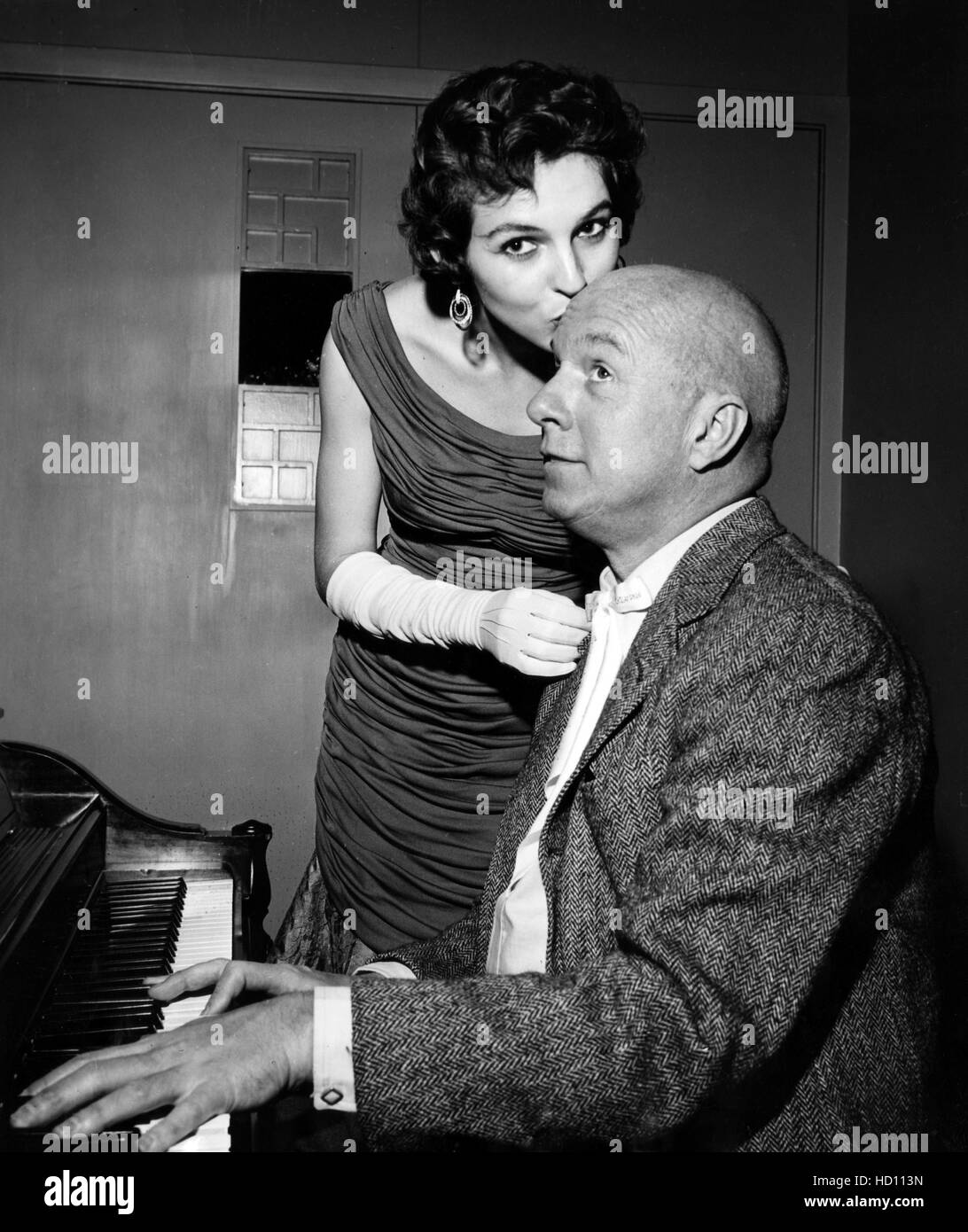 Jimmy Van Heusen receives a kiss on the head from San Antonio poster ...