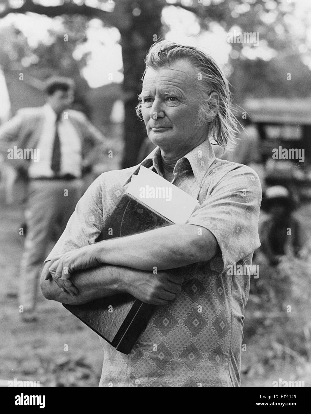J. LEE THOMPSON, on location for HUCKLEBERRY FINN, 1974 Stock Photo - Alamy