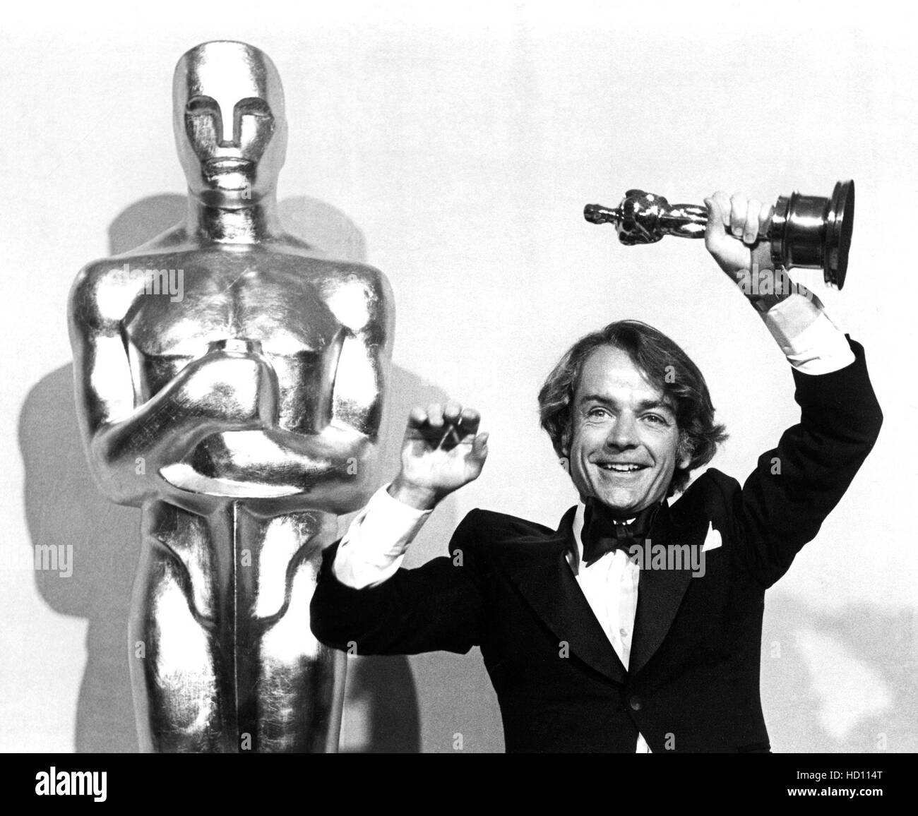 Director John G. Avildsen with his Academy Award for ROCKY, 1977 Stock ...