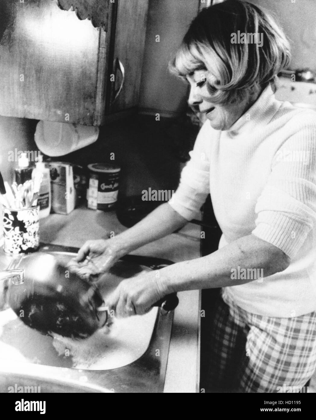 Betty Hutton, working as housekeeper at St. Andrew's rectory ...