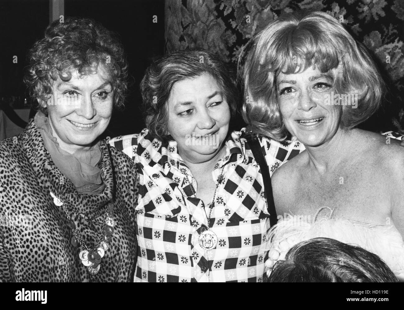 From left, Kay Medford, Patsy Kelly, Betty Hutton, at a benefit tribute ...