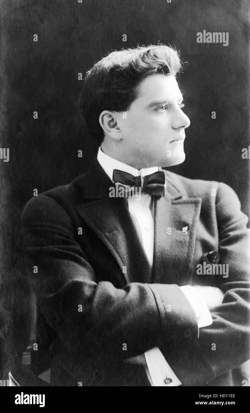 Theater and movie actor Bert Lytell, ca. 1905 Stock Photo - Alamy
