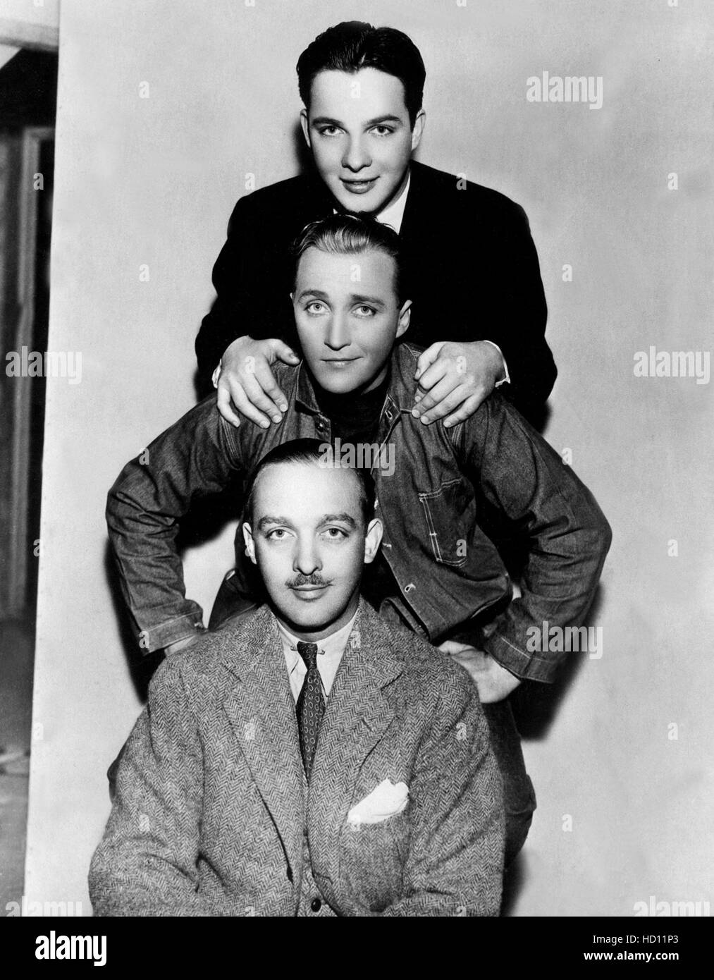 Publicity shot of the brothers CROSBY, BOB, BING and EVERETT, 1934 ...