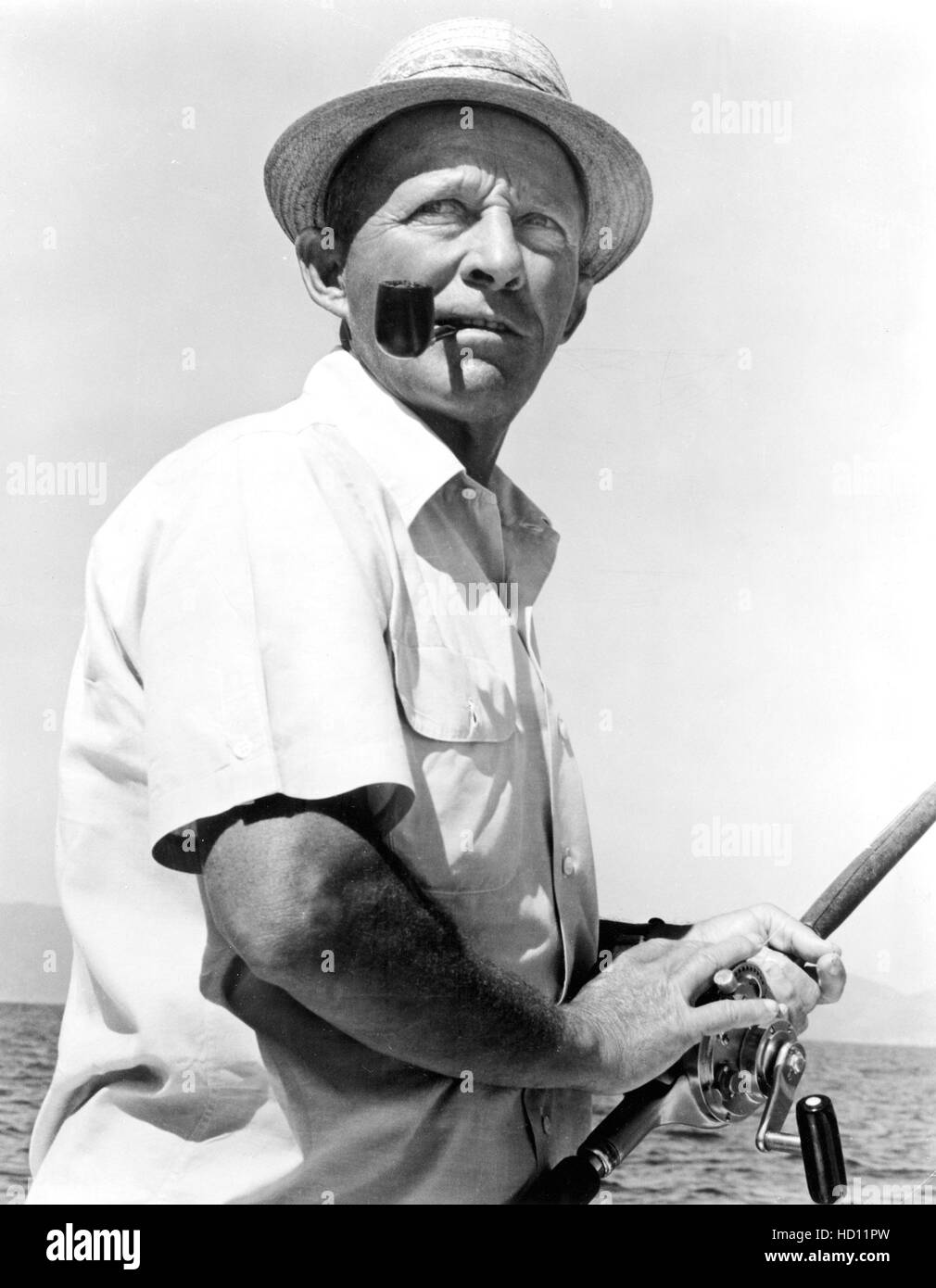 BING CROSBY fishing for marlin on THE AMERICAN SPORTSMAN, ABC-TV, 1/26 ...