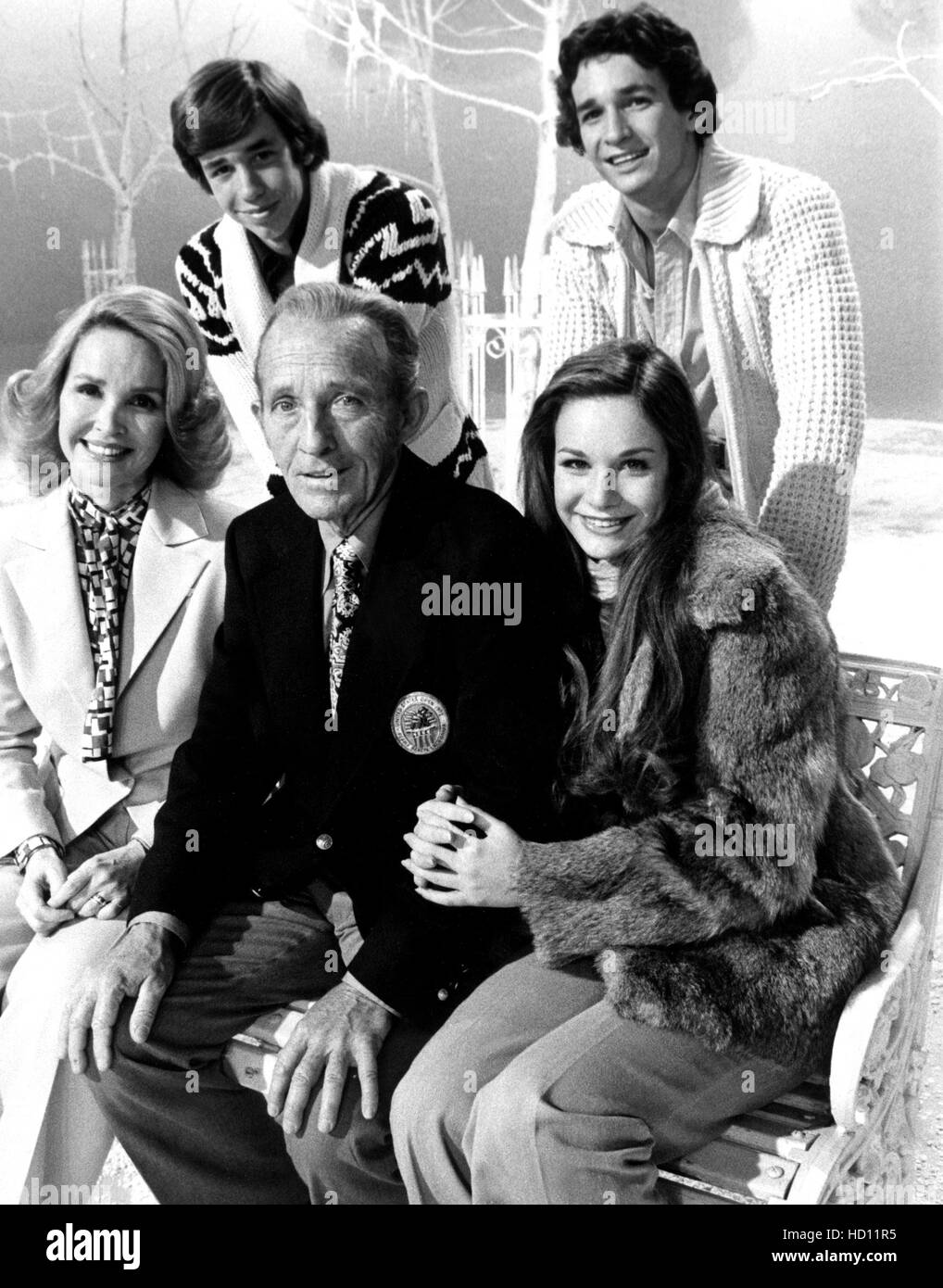 BING CROSBY, with wife Kathryn (left), daughter Mary Francis, and sons ...