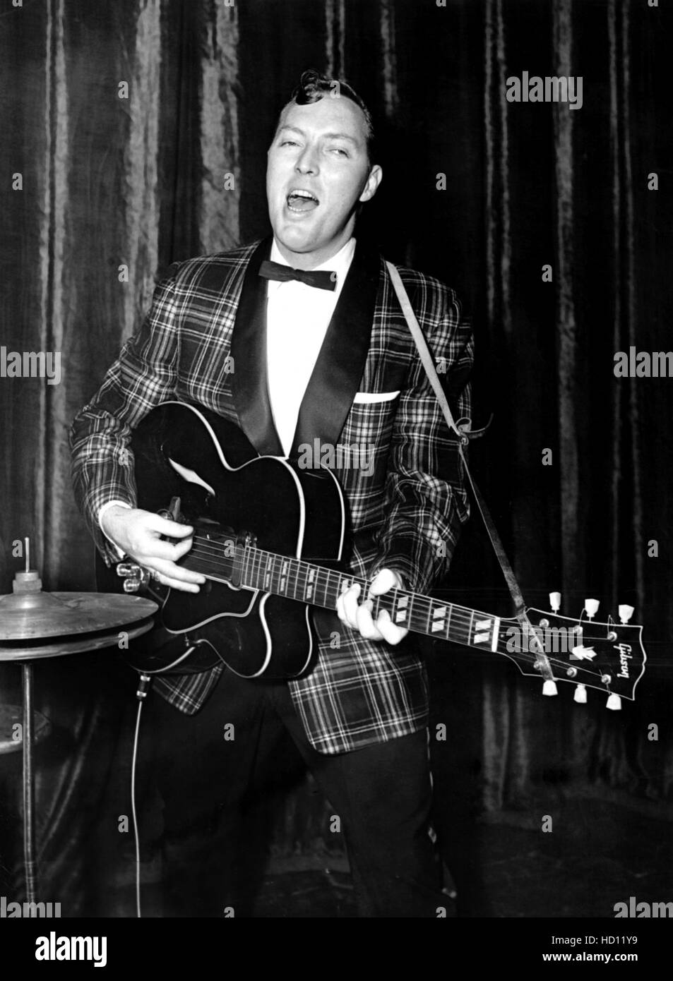 Bill Haley, live in concert, 2/2/57 Stock Photo - Alamy