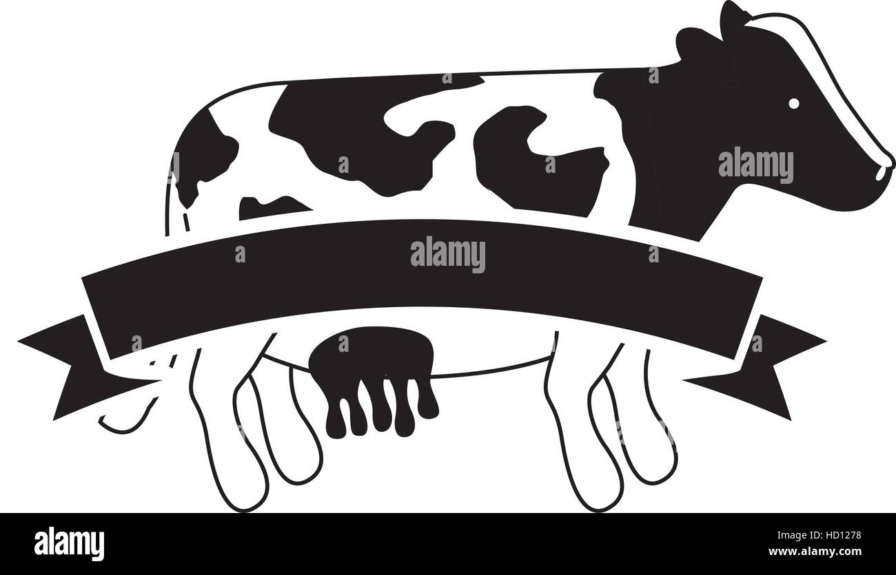 Isolated cow design Stock Vector Image & Art - Alamy