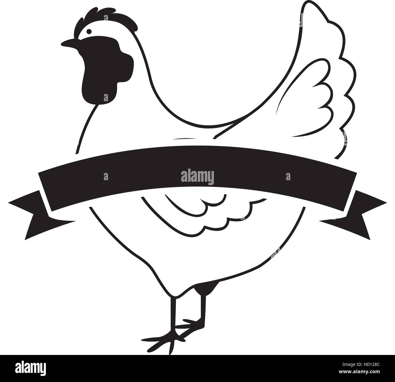 Isolated chicken design Stock Vector Image & Art - Alamy