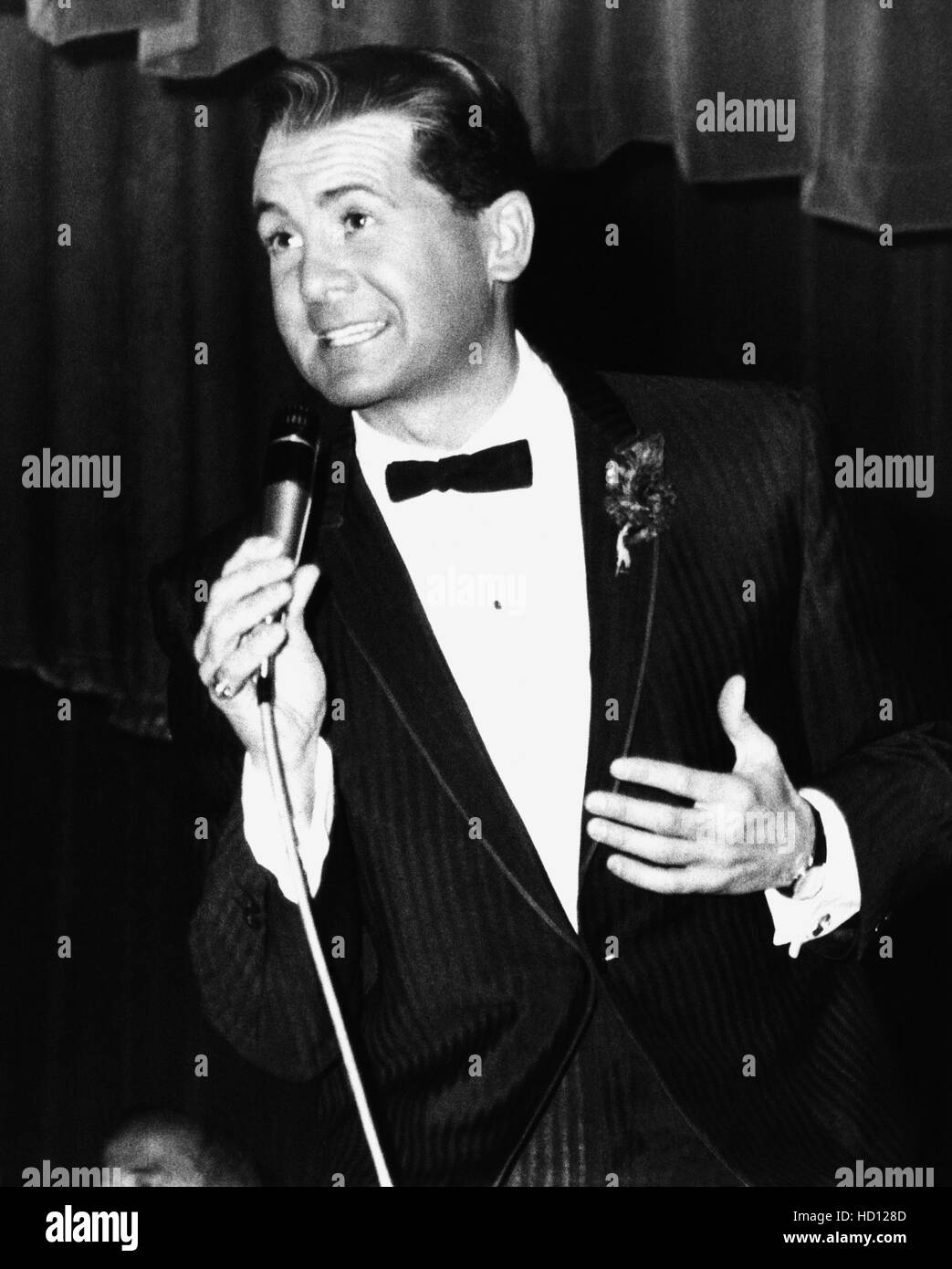 Bobby Breen, performing at Grossinger's, in the Catskills, 1962 Stock ...