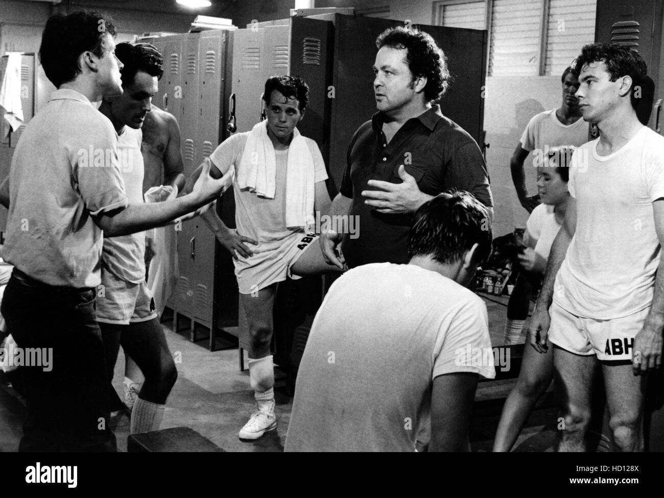 Bob Clark (center) directing Cyril O'Reilly, Scott Colomby, Dan Monahan ...