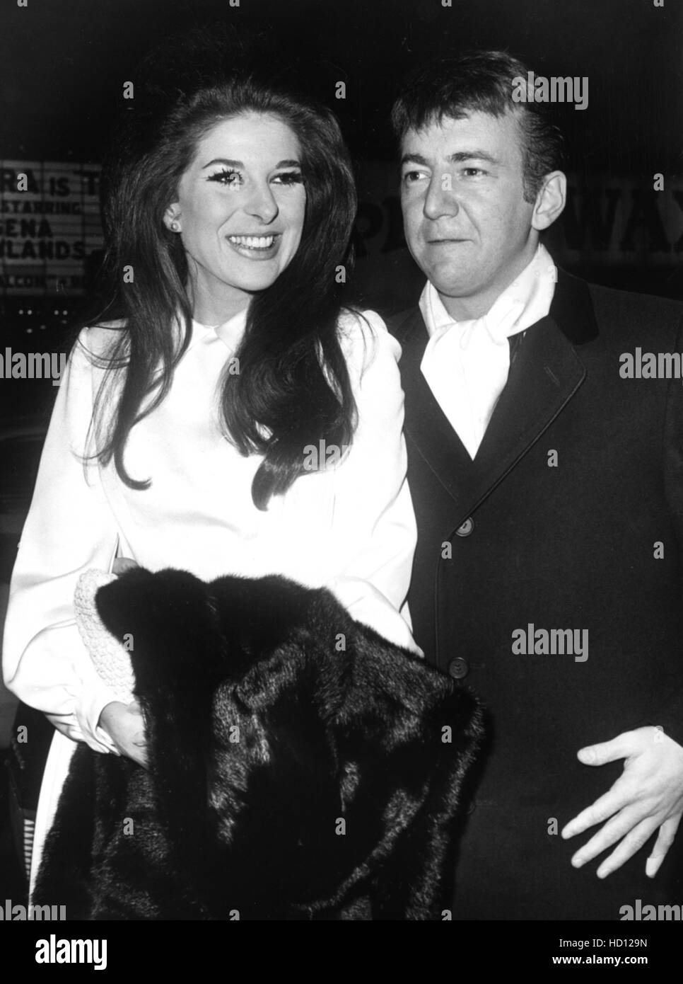 Bobby Darin with country singer Bobbie Gentry arriving at the NY ...