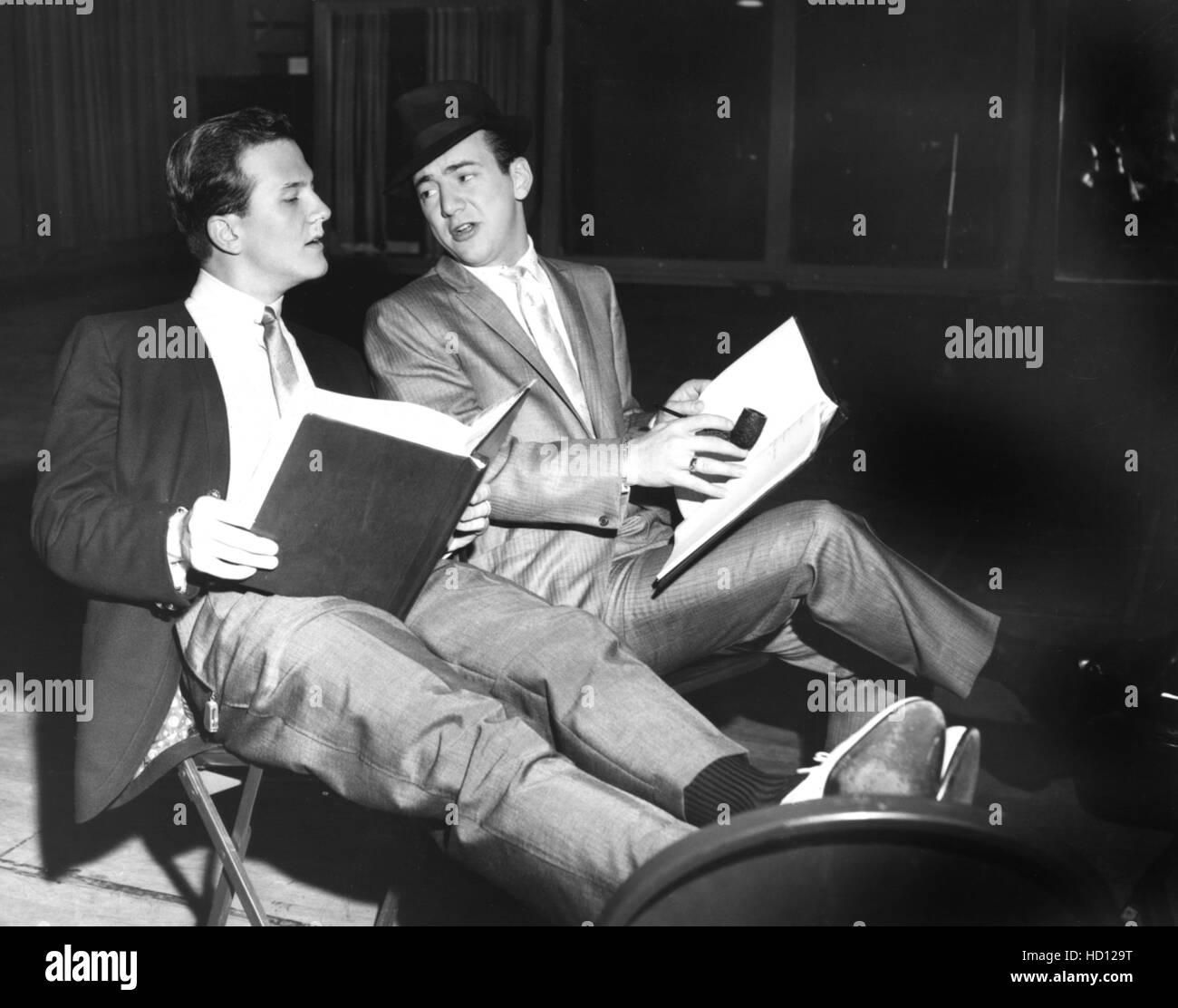 Bobby Darin with Pat Boone, ca. 1960 Stock Photo - Alamy