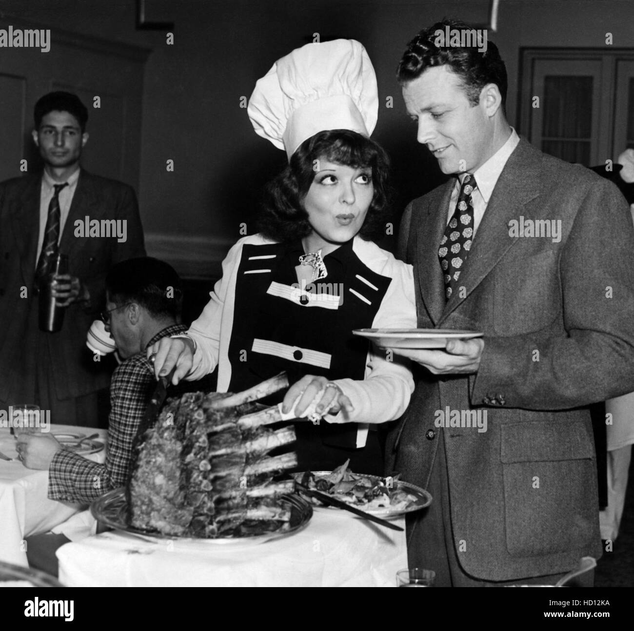 Clara Bow And Rex Bell