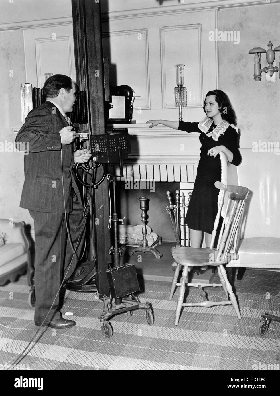 MGM photographer Clarence Bull shoots starlet Connie Russell, ca. 1940 ...