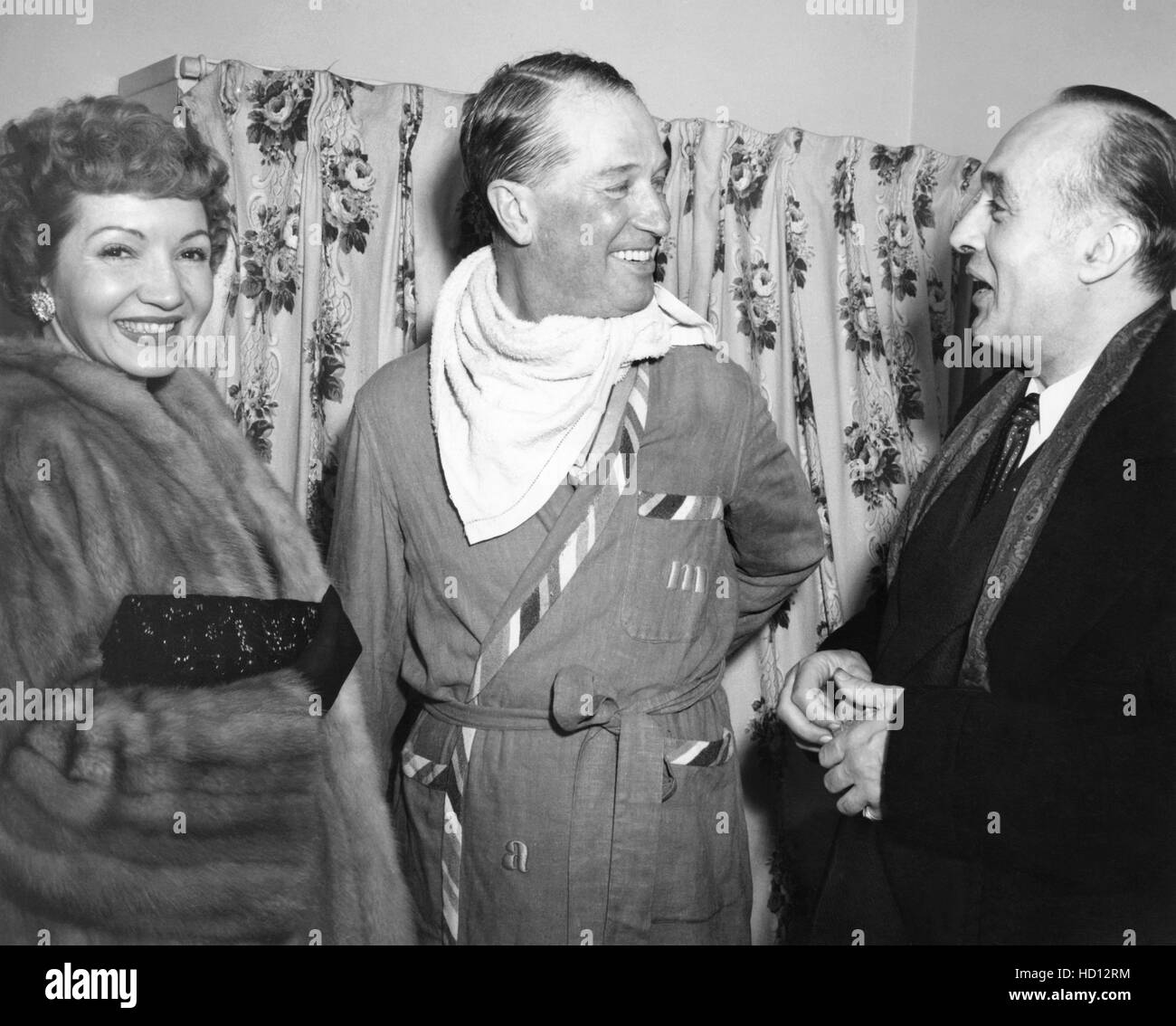 From left: Claudette Colbert, Maurice Chevalier, Charles Boyer ...