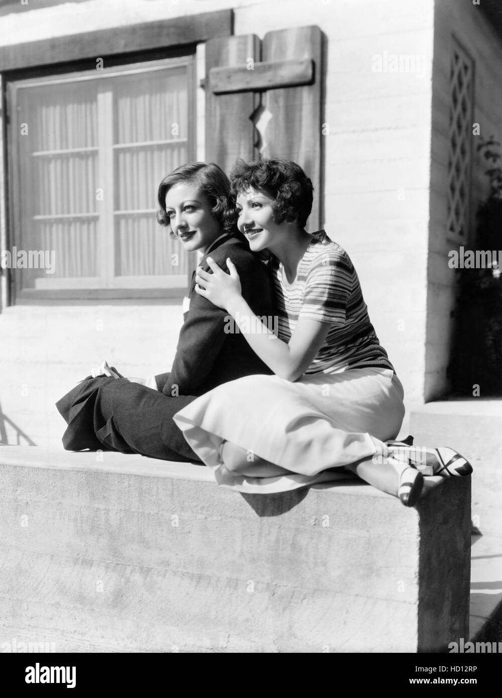 From left: Joan Crawford, Claudette Colbert, 1932 Stock Photo - Alamy